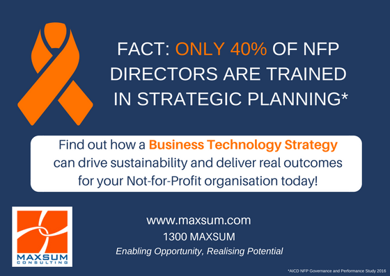 Maxsum at Connecting Up 2018: Technology and the NFP Sector