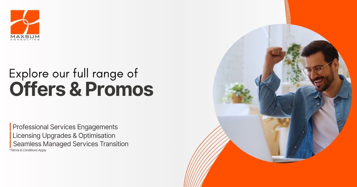 Current Offers & Promos - Maxsum Consulting