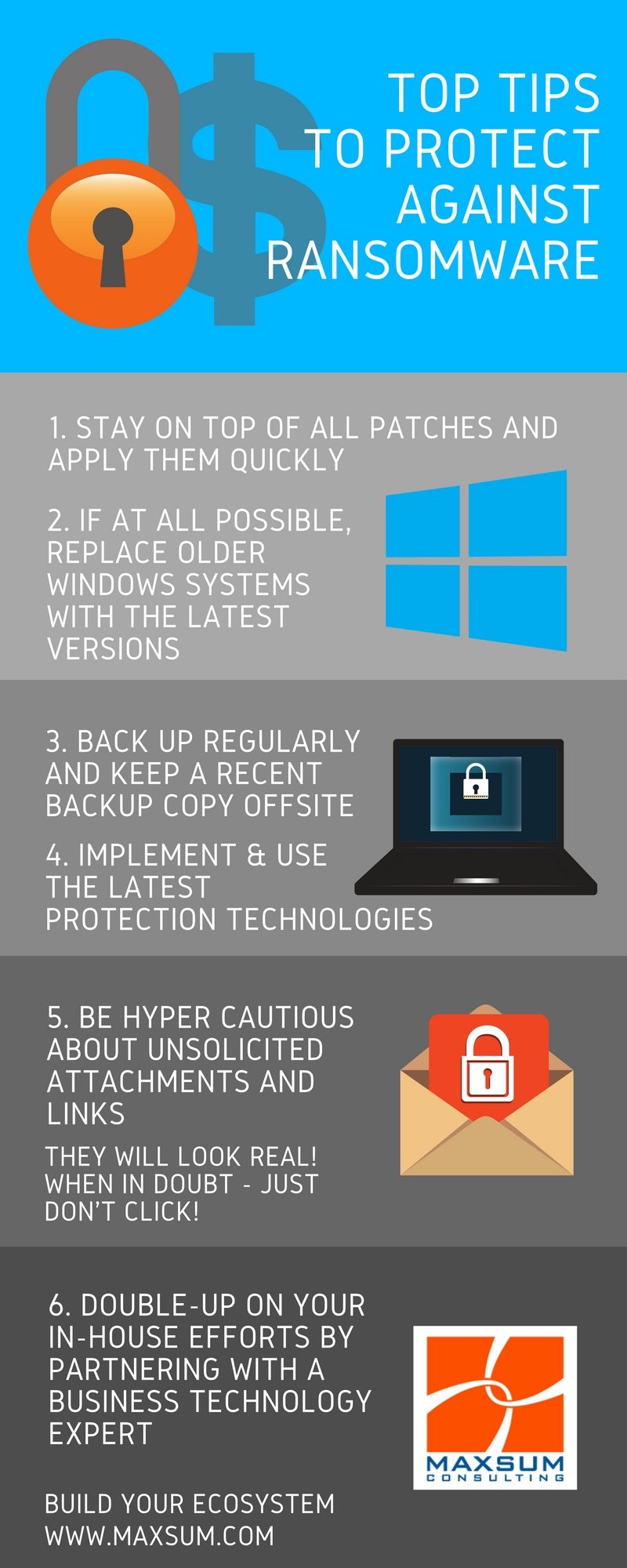 Tops Tips To Protect Against Ransomware Maxsum Consulting